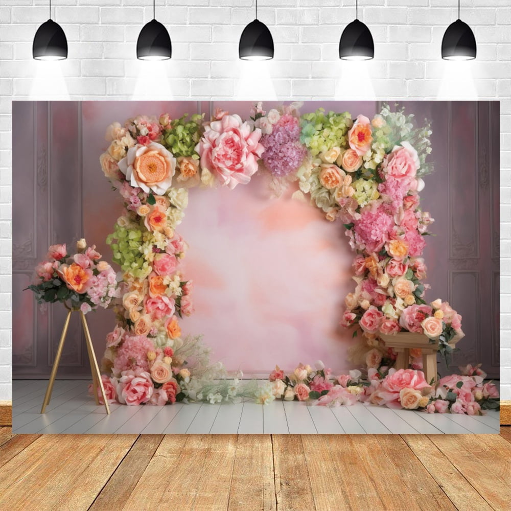 Abstract Flower Photography Backdrop Spring Scery Newborn Baby Shower ...
