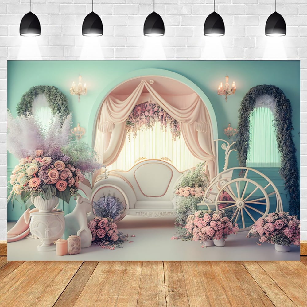 Abstract Flower Photography Backdrop Spring Scery Newborn Baby Shower ...