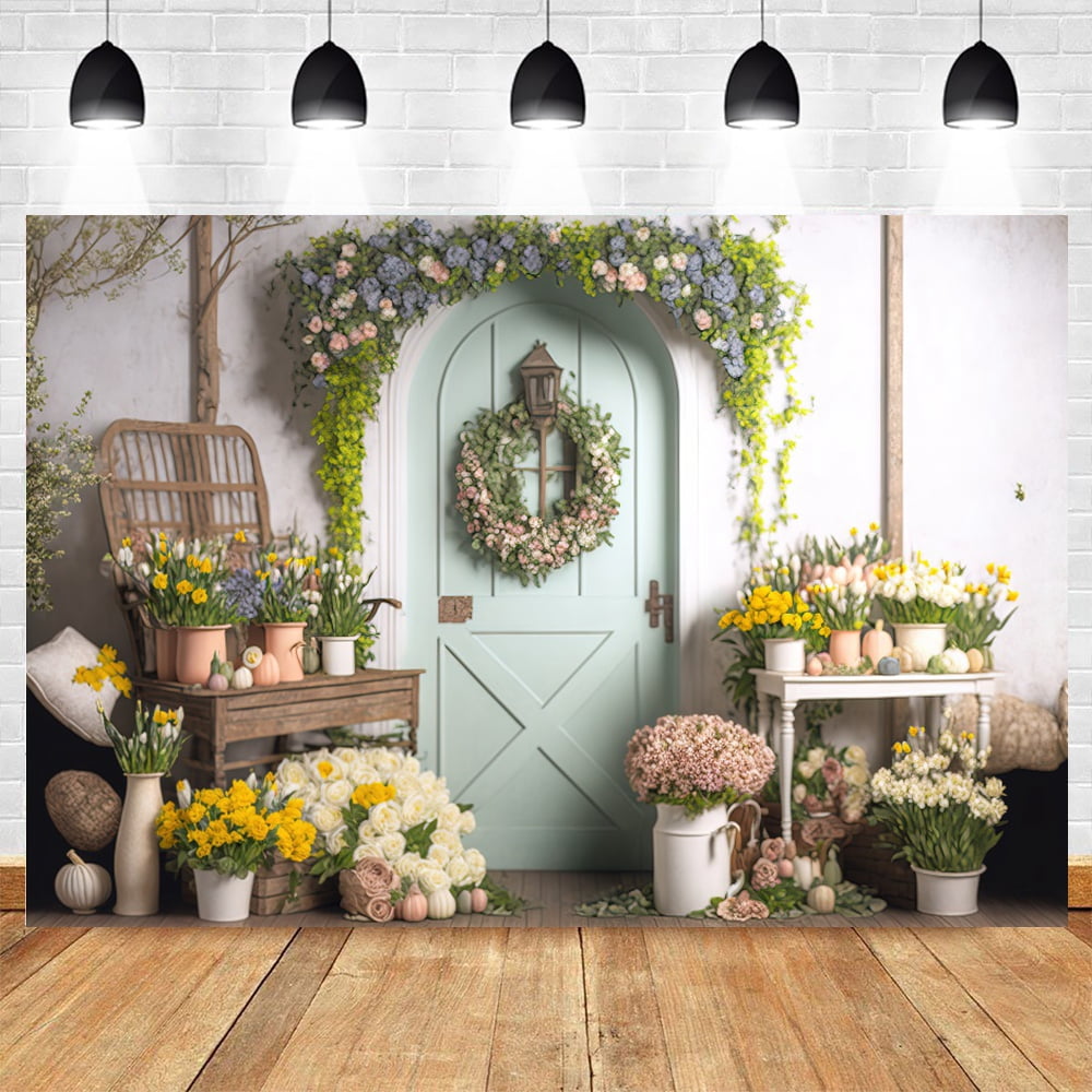 Abstract Flower Photography Backdrop Spring Scery Newborn Baby Shower ...