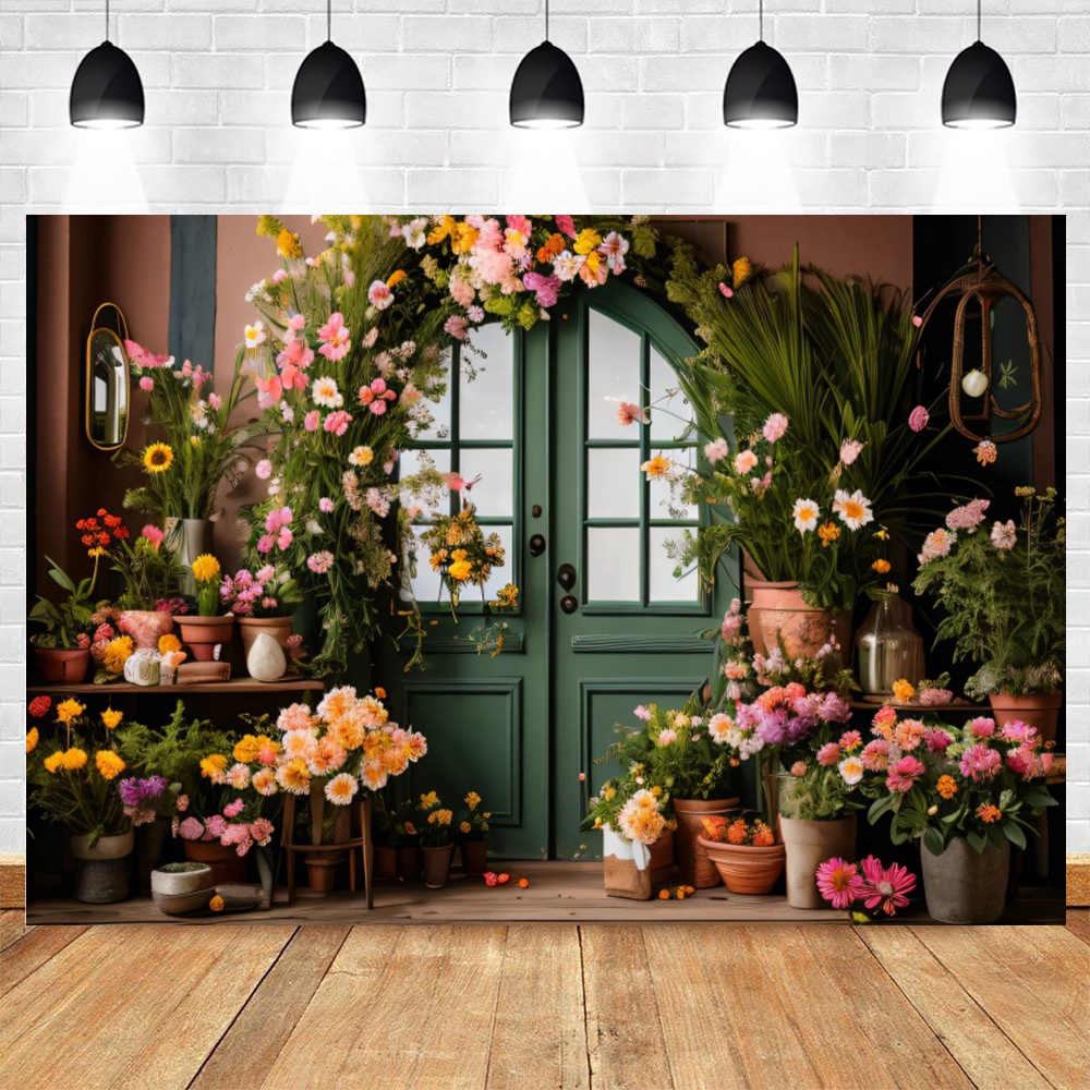 Abstract Flower Photography Backdrop Spring Scery Newborn Baby Shower ...