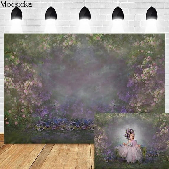 Abstract Flower Photography Background Flower Wall Decoration Child ...