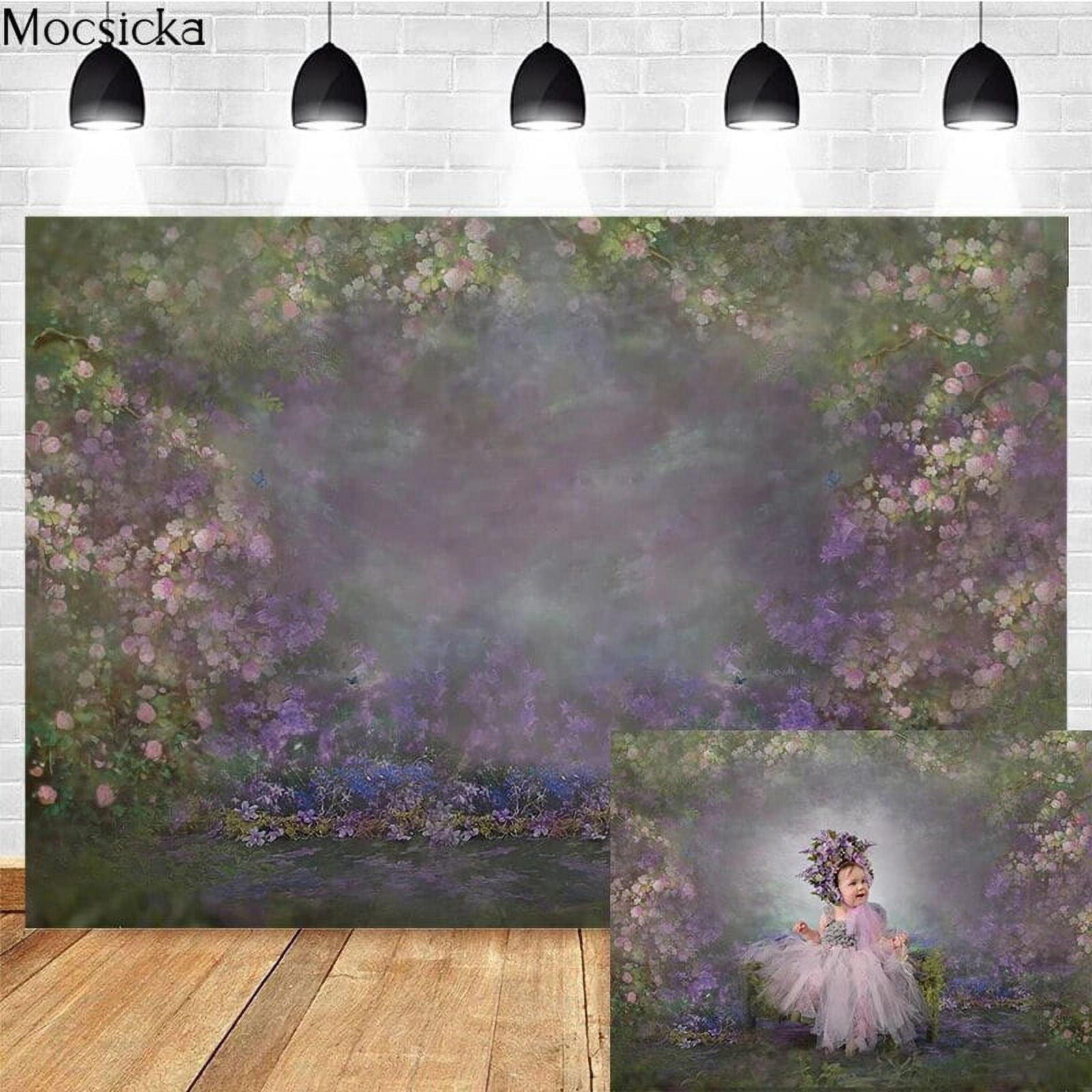 Abstract Flower Photography Background Flower Wall Decoration Child Portrait Baby Shower Photo ...