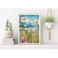 Abstract Flower Wall Poster Print Wall Art Home Decor Vintage Art Print ...