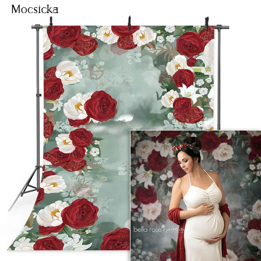 Abstract Flowers Backdrop Photography Spring Adult Kids Portrait ...