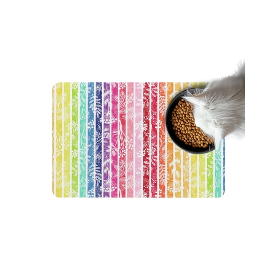 Abstract Flowers Doormat Non Slip Diatomaceous Earth Door Mat Absorbent ...