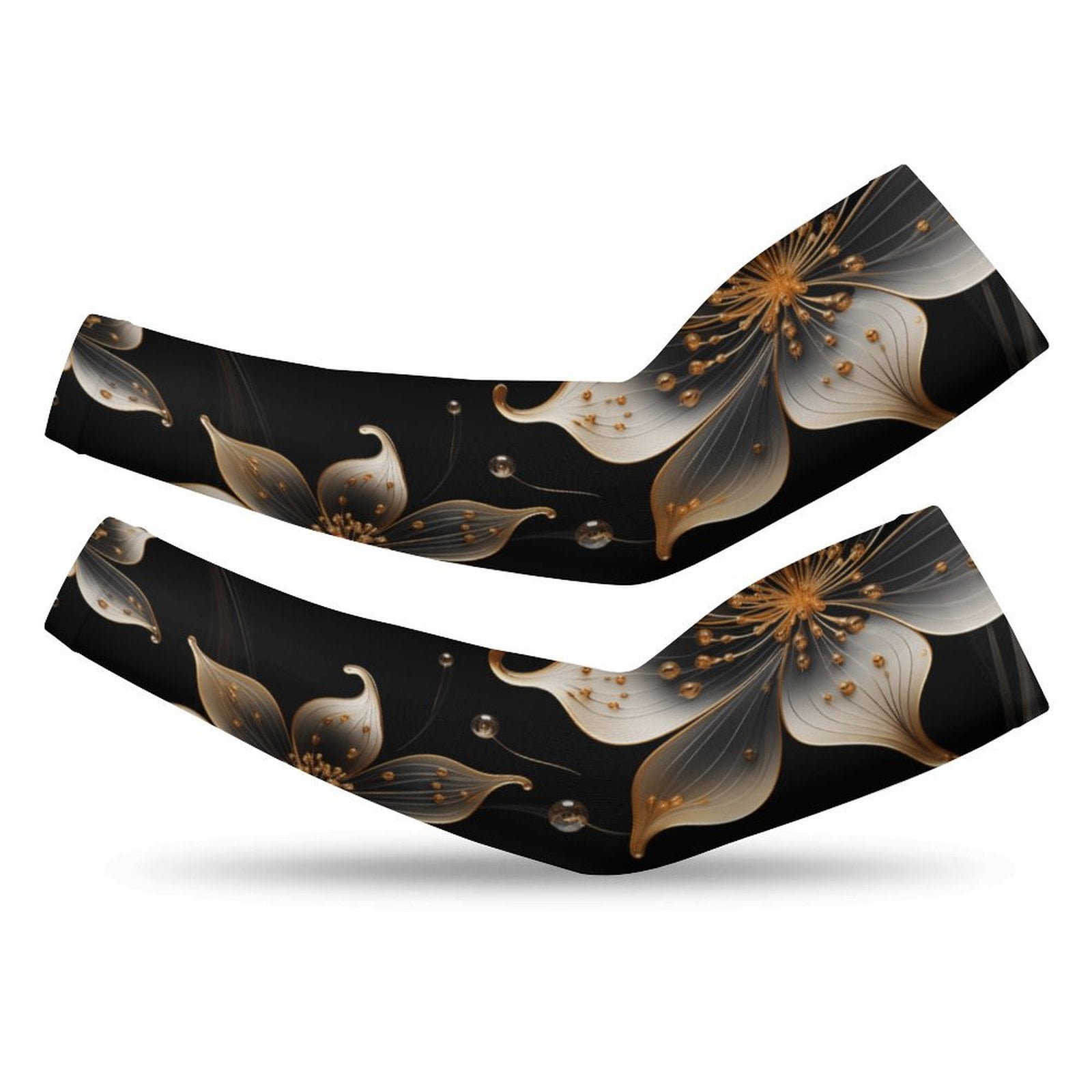 Abstract Flowers Gardening Sleeves Farm Sun Protection Arm Cooling ...