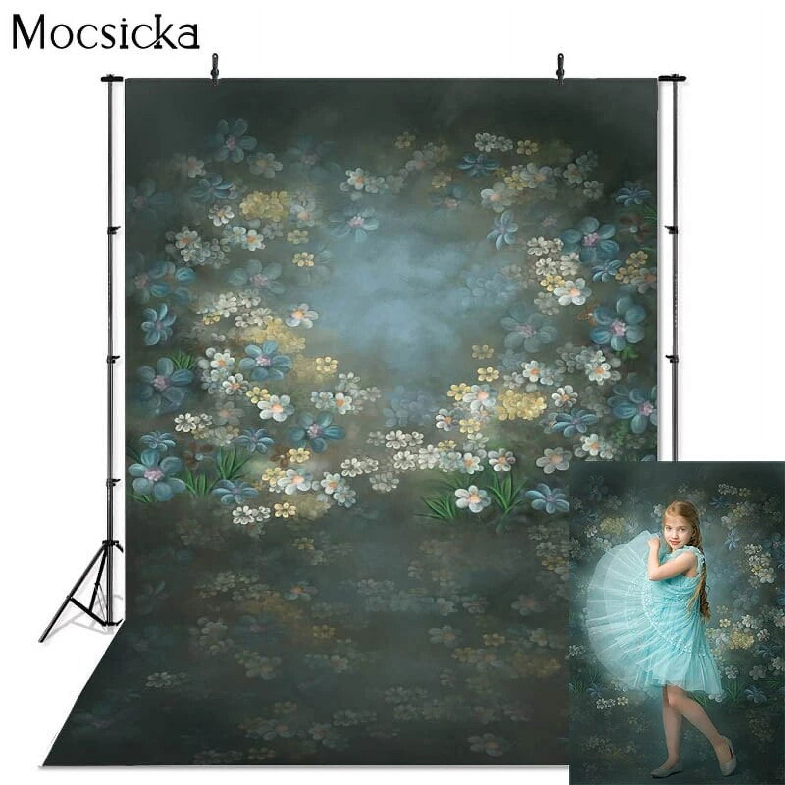 Abstract Flowers Newborn Baby Portrait Backdrop for Photography Floral ...