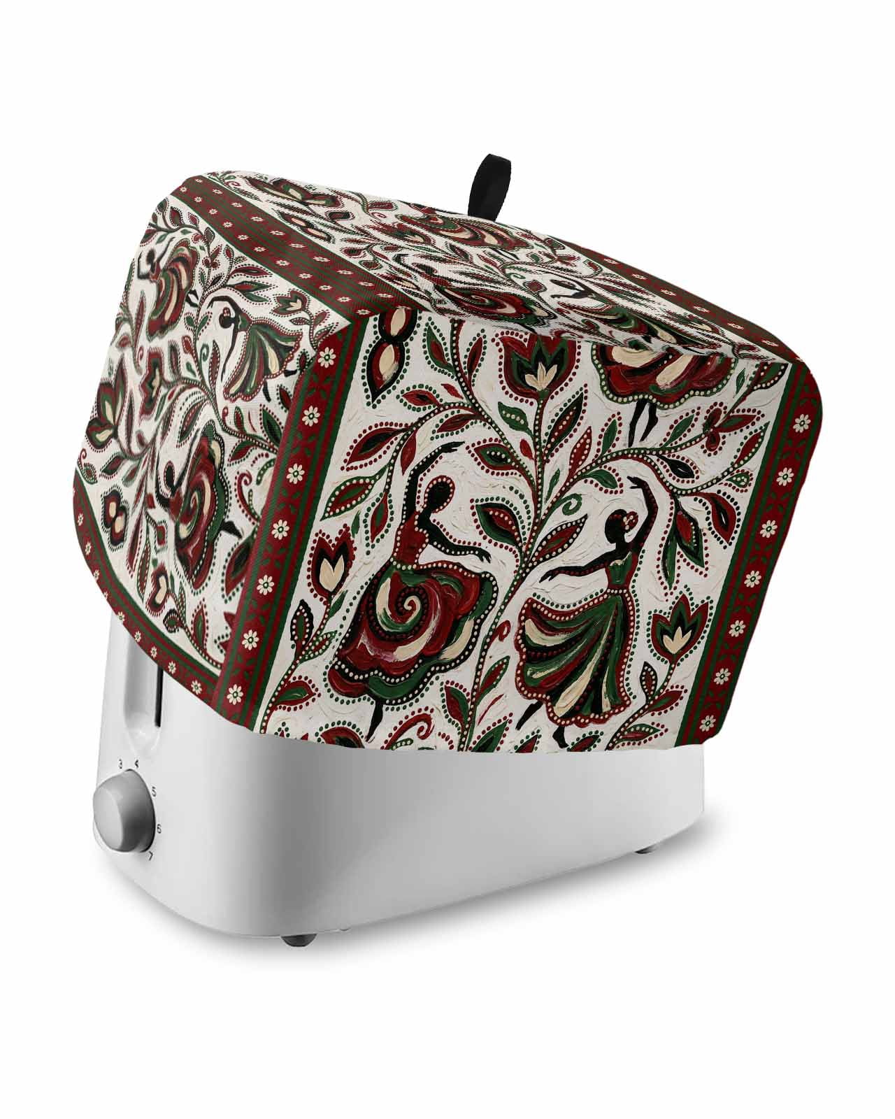 Abstract Flowers Toaster Cover 2 Slice, Small Kitchen Appliance Covers ...