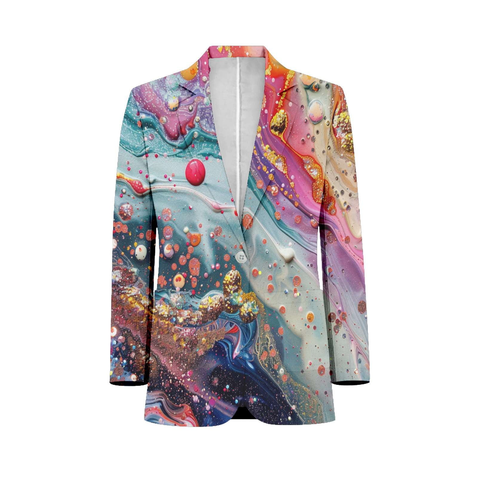 Abstract Fluid Art Mens Suits Shawl Collar Slim Fit Suit Mens Groom ...