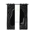 Abstract Fluid Pattern Blackout Curtains for Bedroom Living Room ...