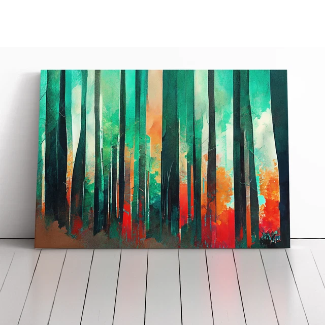 Abstract Forest Arty Vol.6 Wall Art Print Dining Room Art Home Decor ...
