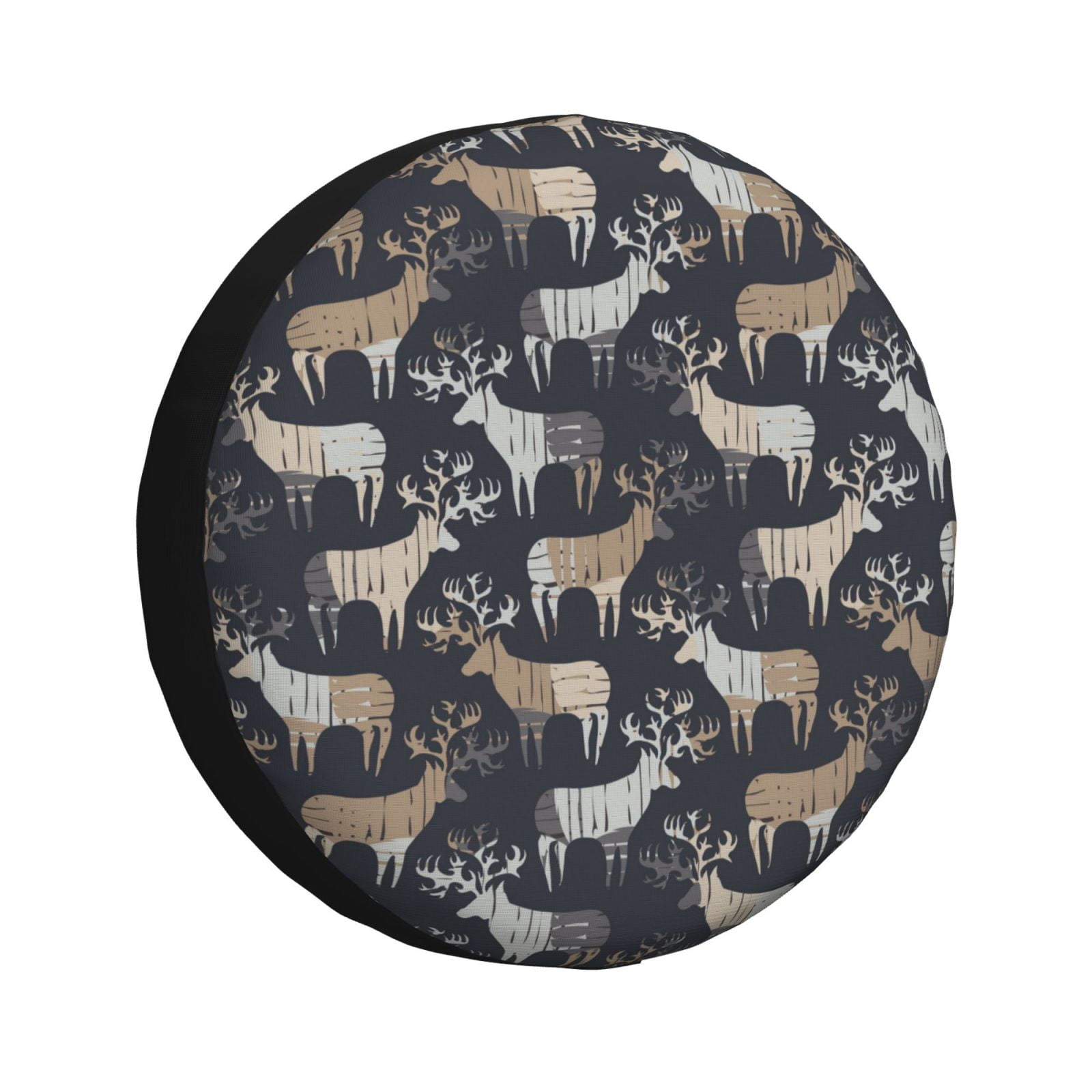 Abstract Funny Deer Spare Tire Cover for Trailer Camper RV Truck SUV 15 ...