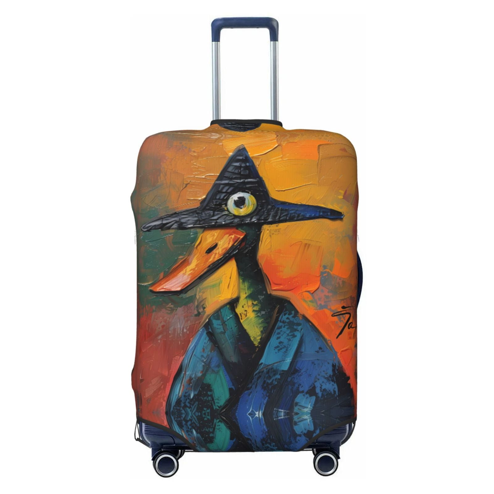 Abstract Funny Duck Luggage Cover, Suitcase Cover for Luggage Fits 18 ...