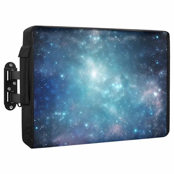 Abstract Galaxy Outdoor TV Cover 70 to 75 Inch Beautiful Starry Sky ...