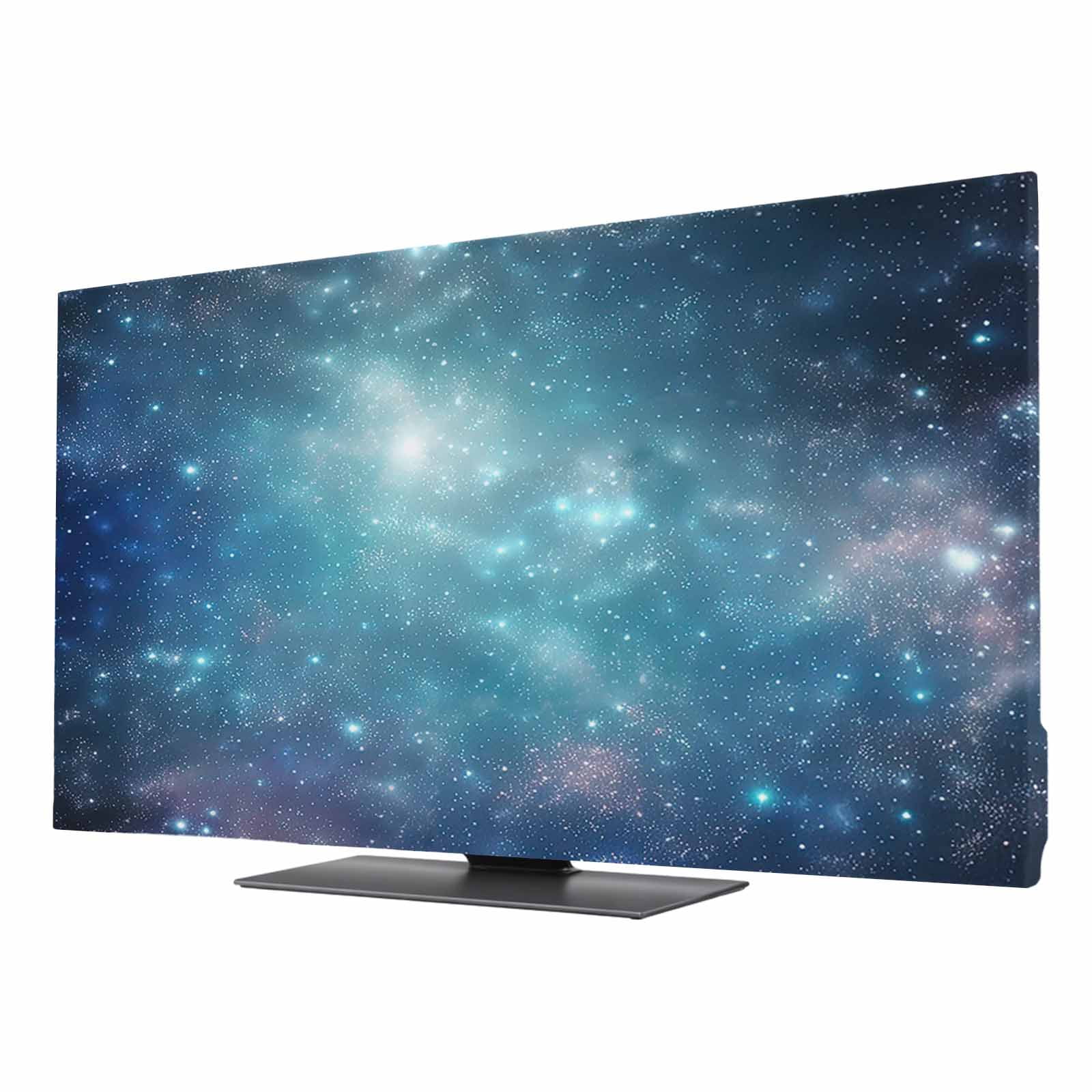 Abstract Galaxy TV Dust Cover 55 Inch, Beautiful Starry Sky Computer ...