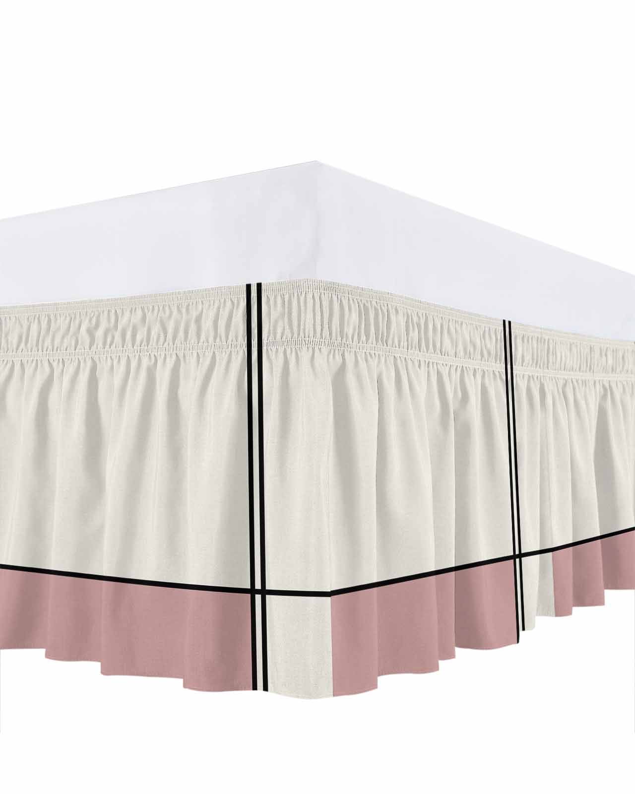 Abstract Gemoetric Bed Skirt King Size 18