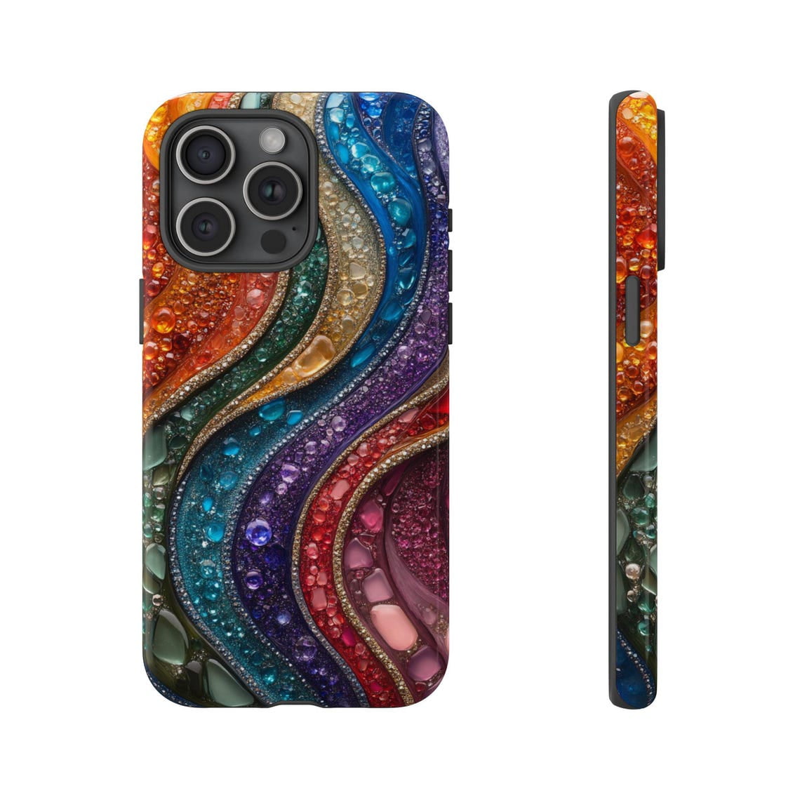 Abstract Gemstone Marble Crystal Pattern Modern Art Design Phone Case ...