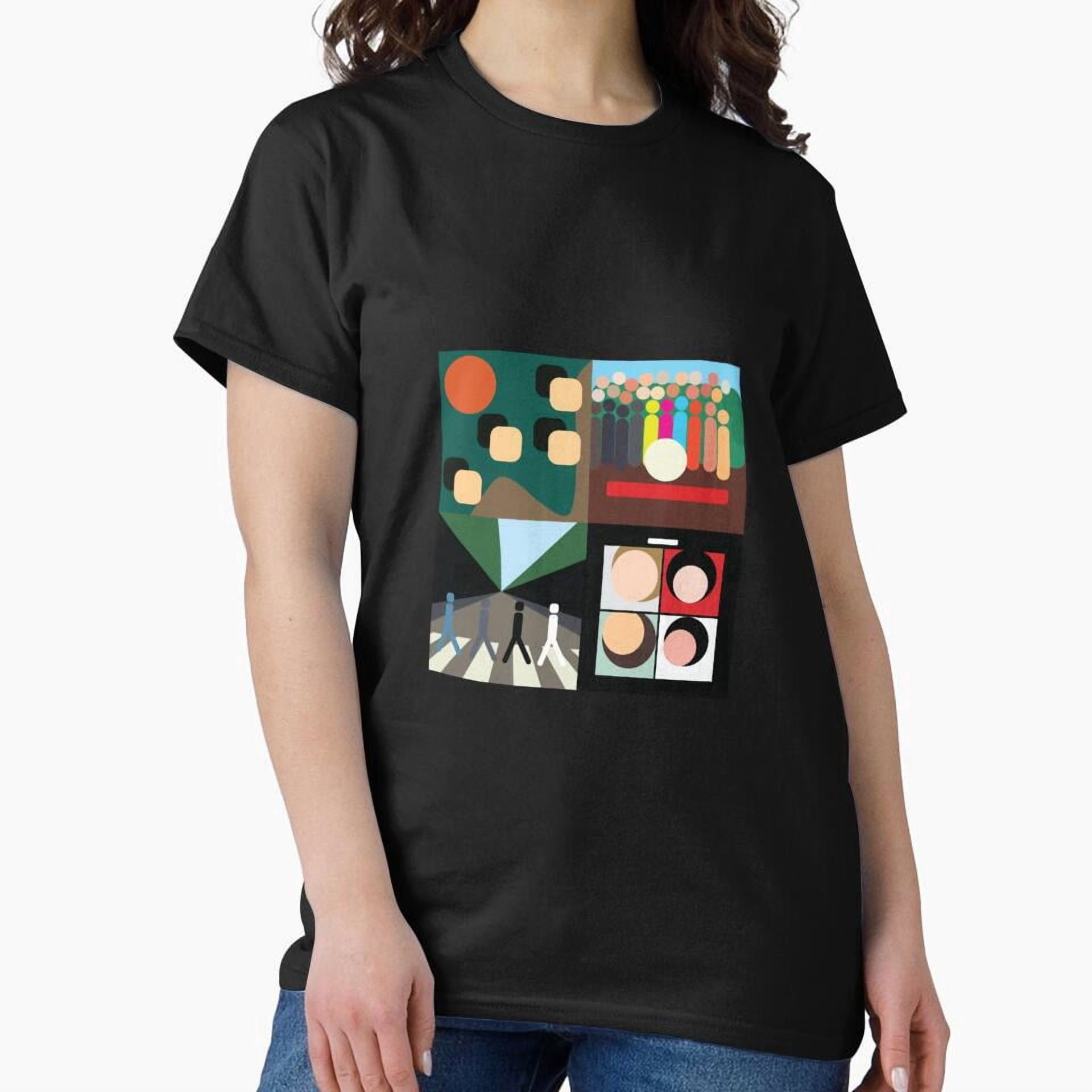 Abstract Geometric Art T-Shirt - Minimalist Design Inspired by Iconic ...
