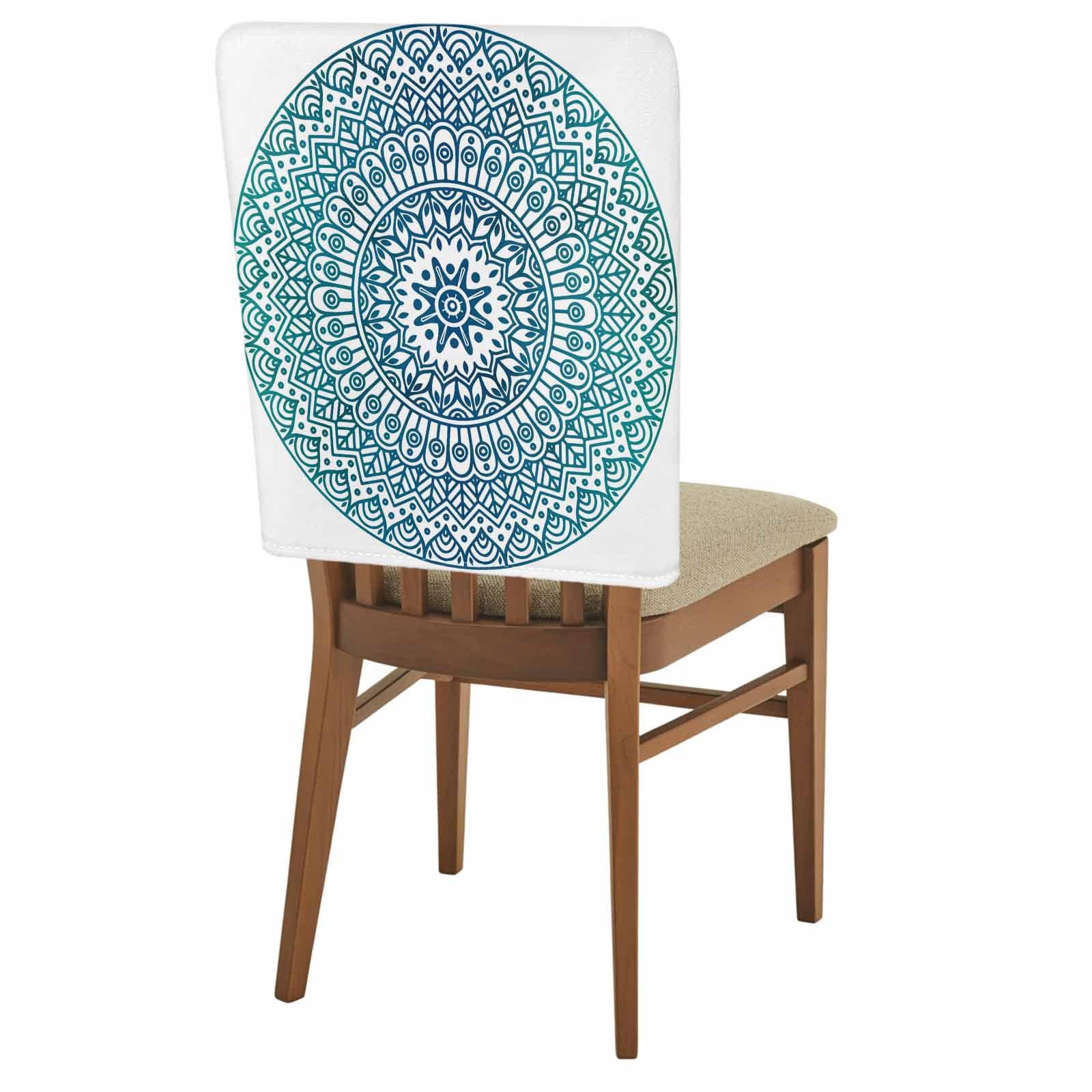 Abstract Geometric Chair Back Covers Set of 1, Bohemian Style Boho ...