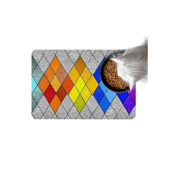 Abstract Geometric Doormat Non Slip Diatomaceous Earth Door Mat ...