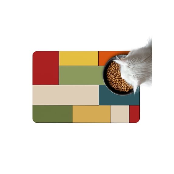 Abstract Geometric Doormat Non Slip Diatomaceous Earth Door Mat ...