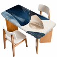 Abstract Geometric Fitted Rectangle Tablecloth 24" x 36" Dynamic Deep ...