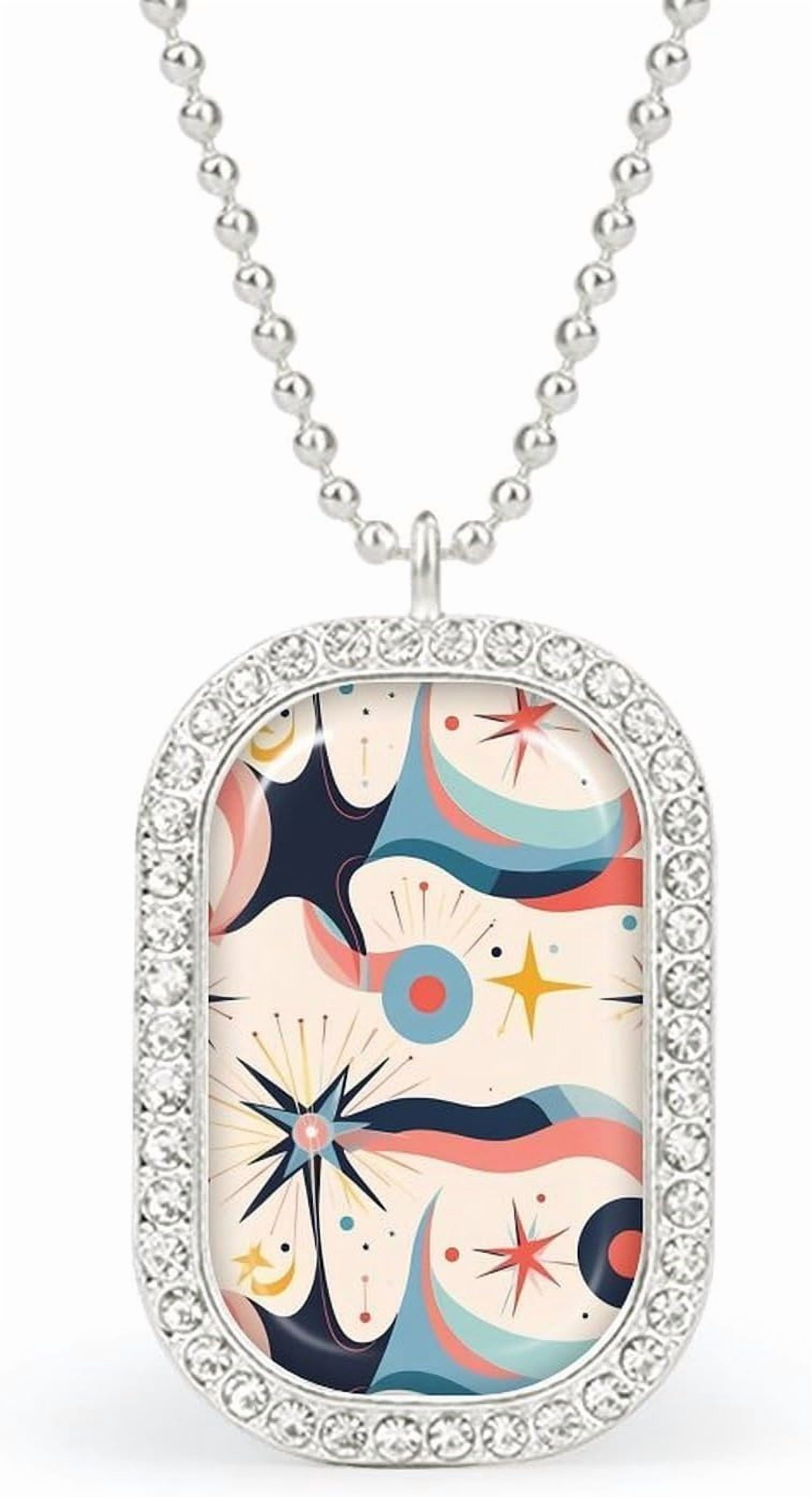 Abstract Geometric Geometric Pro Novelty Pendant Necklaces for Women ...