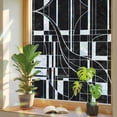 Abstract Geometric Lattice Pattern Window Privacy Film, Rainbow Film ...