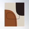 Abstract Geometric Line Art Poster Wall Art Modern Wall Decor For ...
