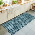 Abstract Geometric Line Style Rectangle Rug 2'x6' Modern Diamond on ...