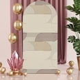 Abstract Geometric Mid Century Style Arch Backdrop Cover Stretchy ...