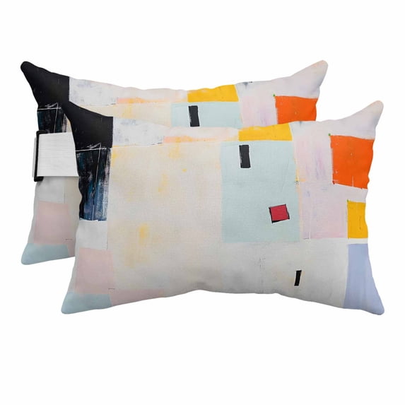 Abstract Geometric Outdoor Pillows for Chaise Lounge Chair Beach ...