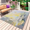 Abstract Geometric Outdoor Rug 3x5 Ft, Non Slip Washable Area Rug ...