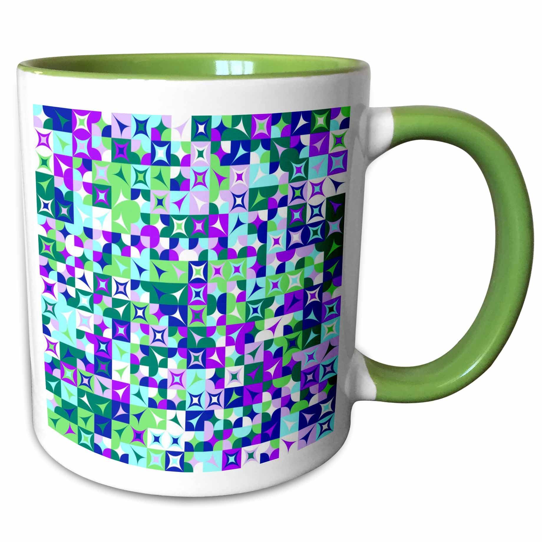 3drose, Abstract Geometric Pattern Background - Colorful Vector ...