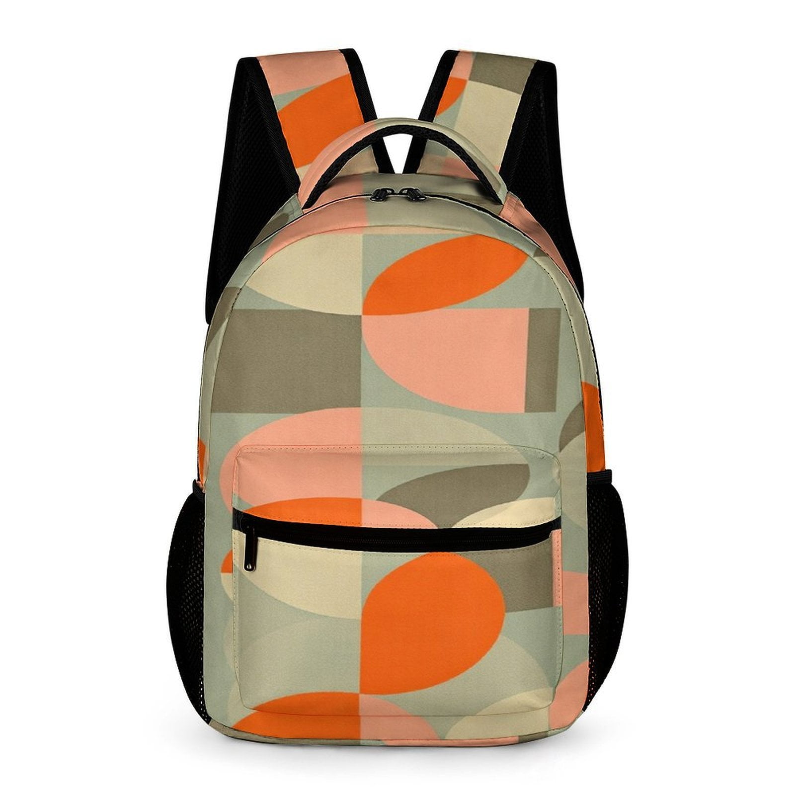 Abstract Geometric Pattern Backpacks School Bag Lightweight Student ...