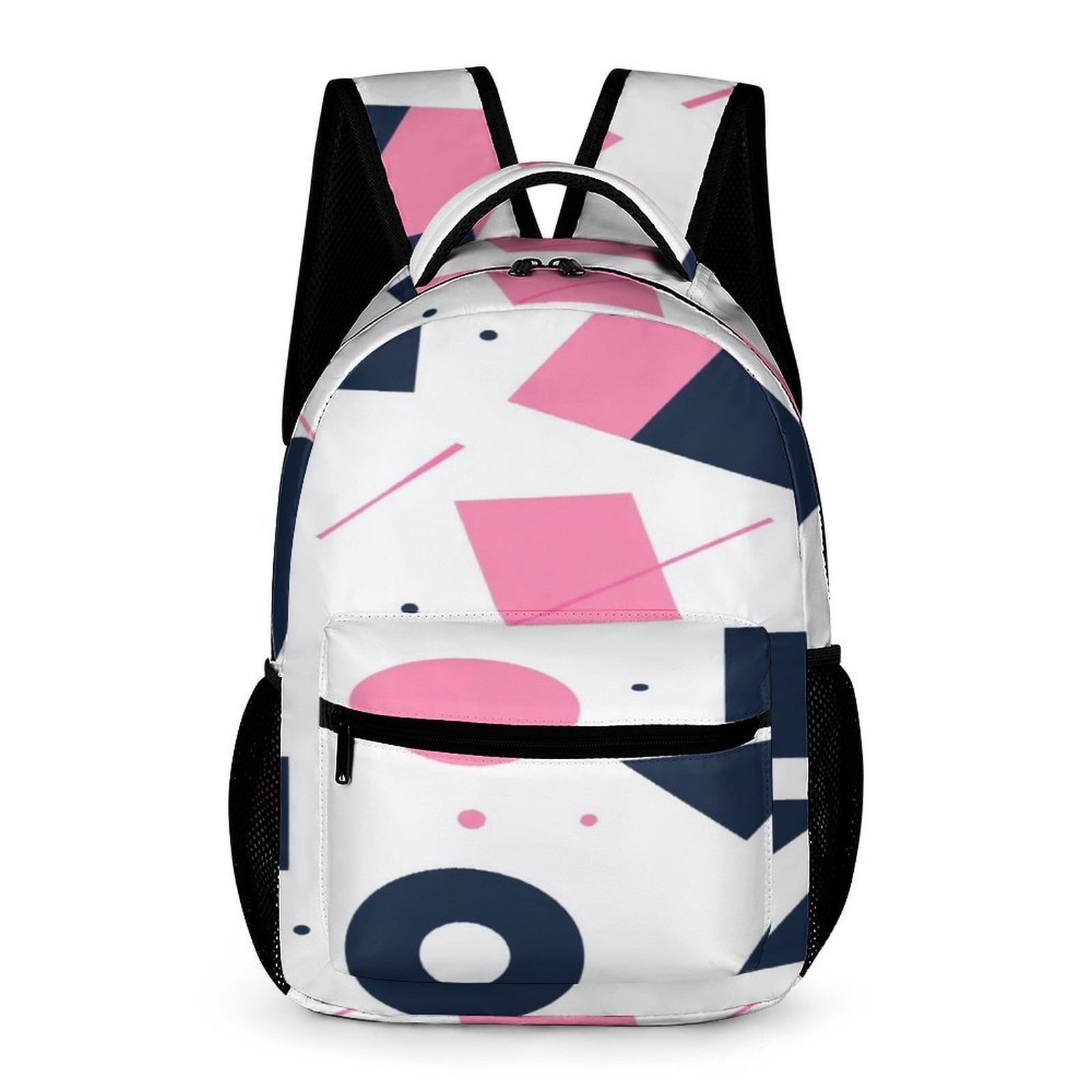 Abstract Geometric Pattern Backpacks Travel Bag Casual Laptop Daypack Middle School Bookbags for ...
