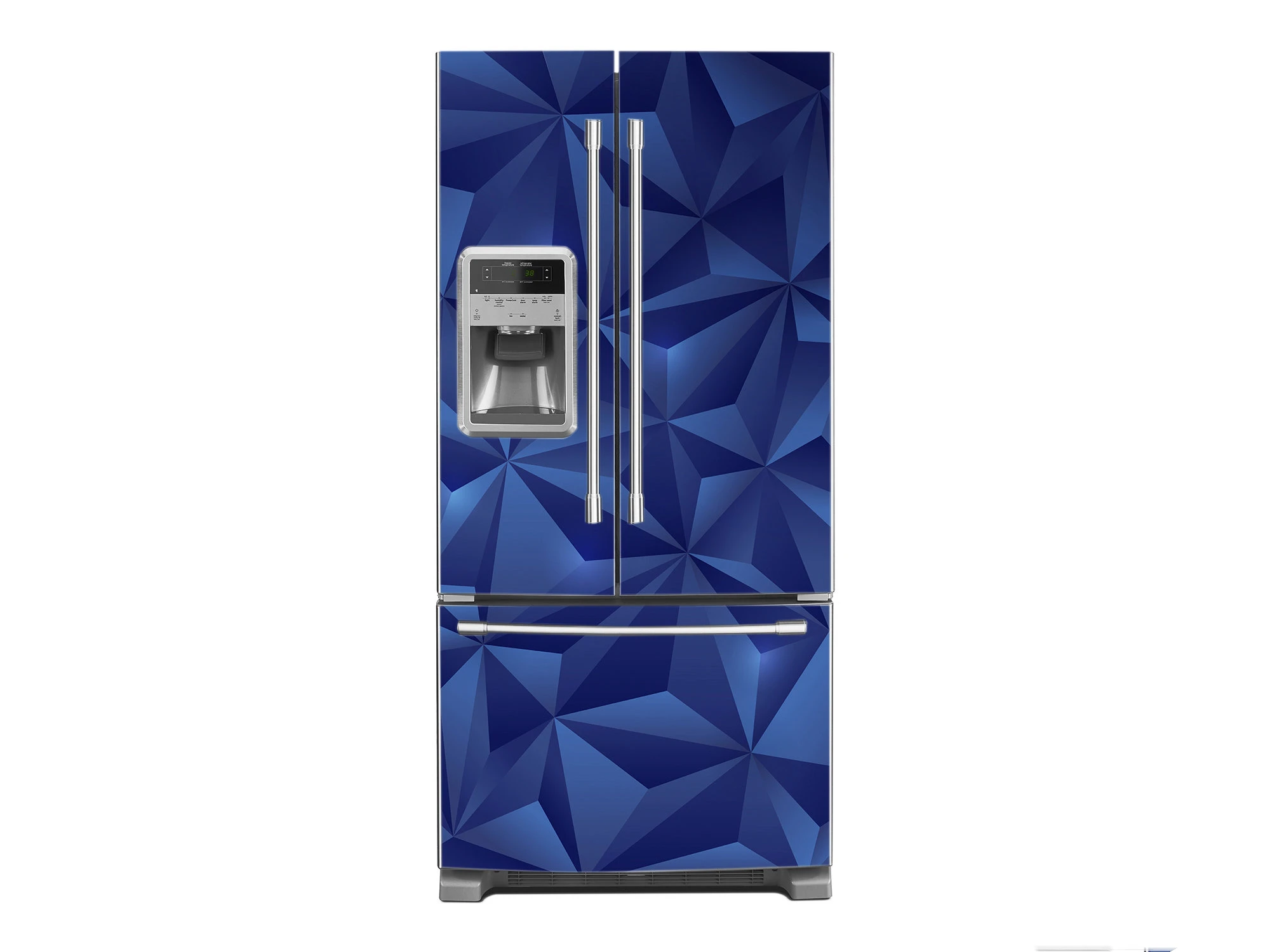 Abstract Geometric Pattern Refrigerator Magnet Wallpaper 3D Visual ...