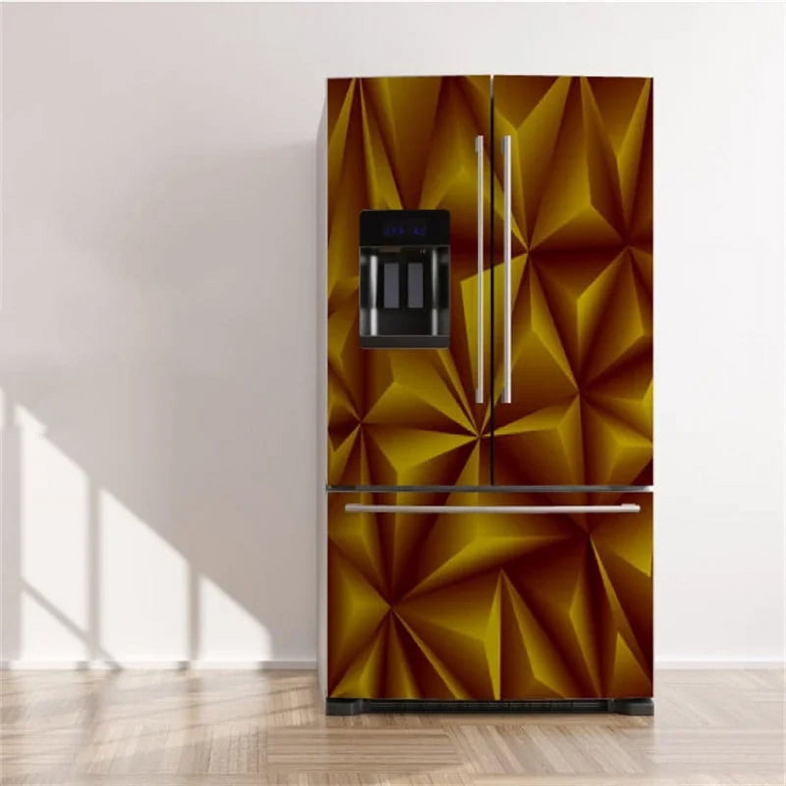 Abstract Geometric Pattern Refrigerator Sticker Wallpaper Visual ...