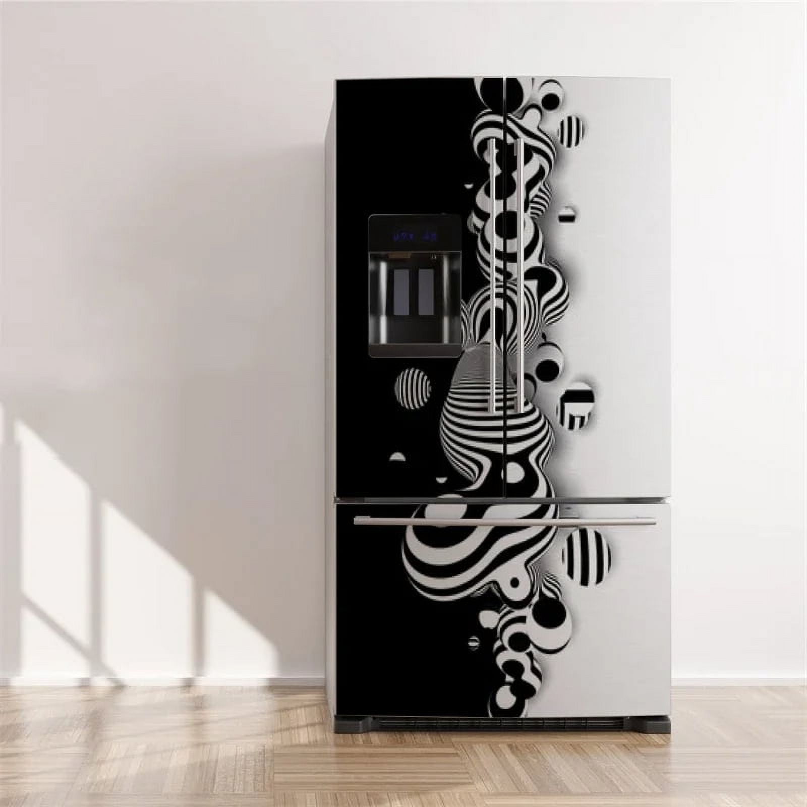Abstract Geometric Pattern Refrigerator Sticker Wallpaper Visual ...