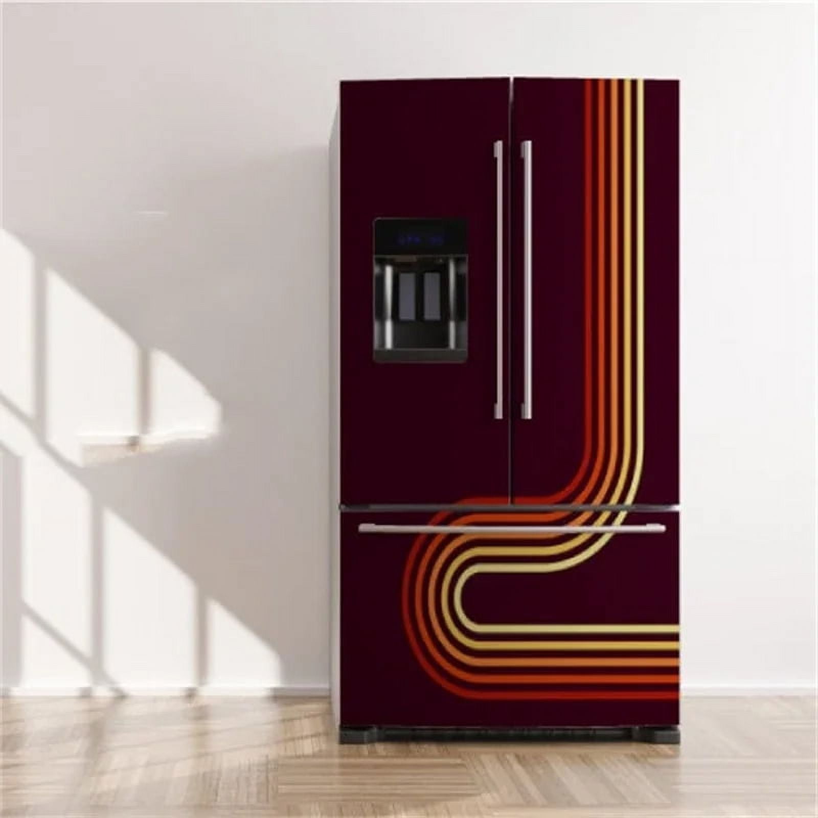 Abstract Geometric Pattern Refrigerator Sticker Wallpaper Visual ...