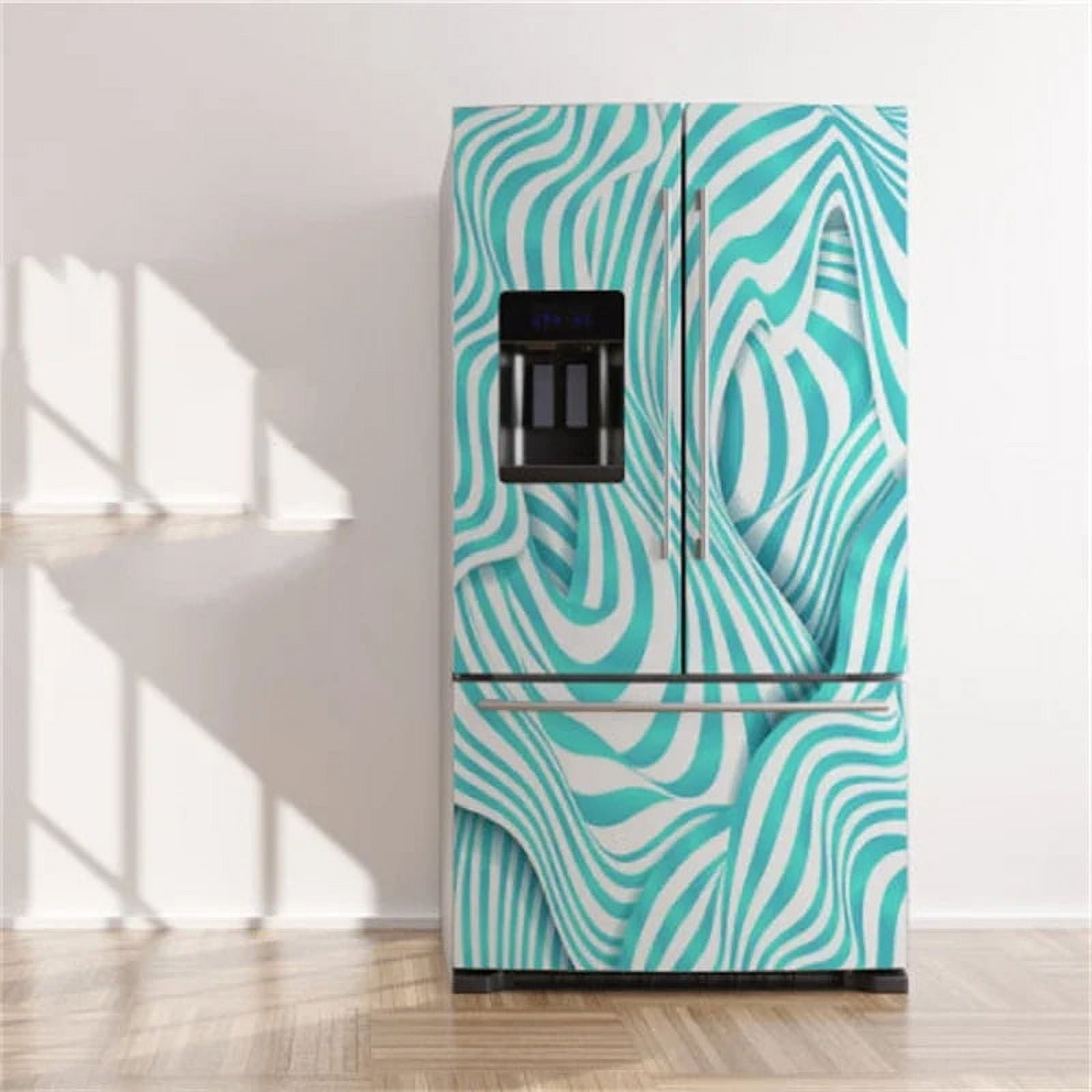 Abstract Geometric Pattern Refrigerator Sticker Wallpaper Visual ...