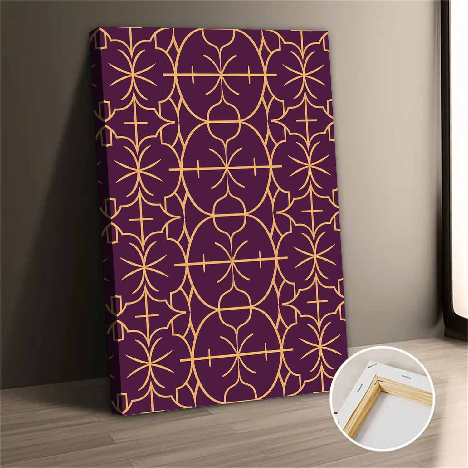 Abstract Geometric Pattern Wall Art Canvas Prints For Living Room ...