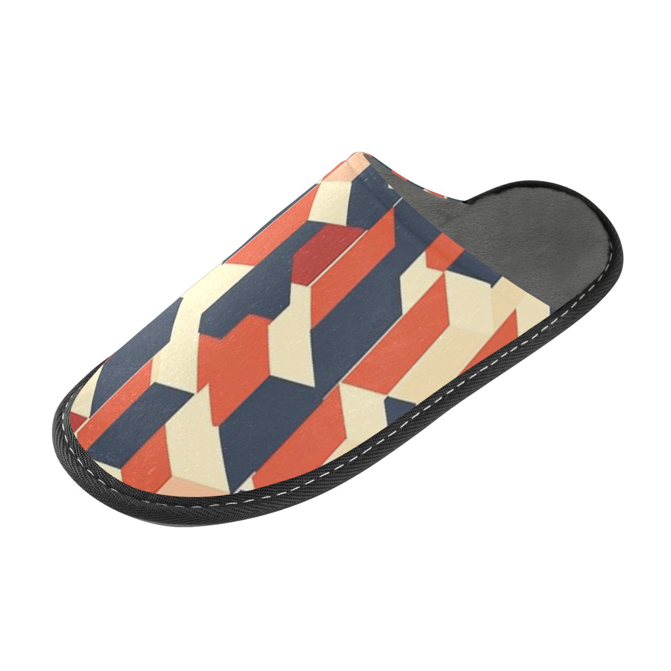 Abstract Geometric Patterns Slippers for Women Men House Shoes for ...