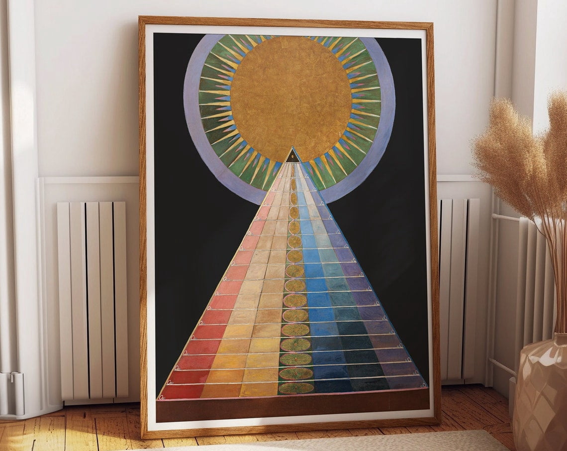 Abstract Geometric Print By Hilma Af Klint Vintage Wall Art For Modern ...