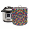 Abstract Geometric Rice Cooker Cover 8 Quart Color Modern Artificial ...