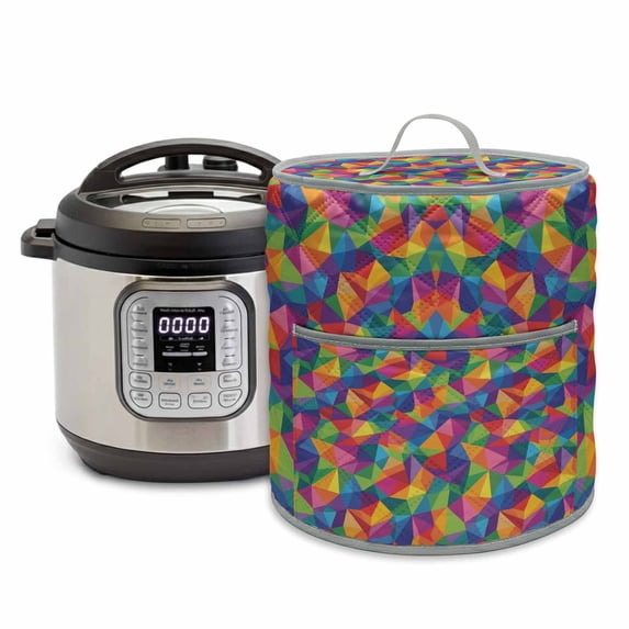 Abstract Geometric Rice Cooker Cover 8 Quart Color Modern Artificial ...