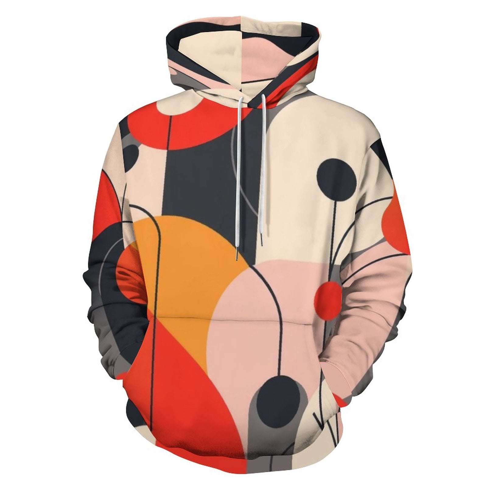 Abstract Geometric Shapes(4) Hoodie Men Pullovers Hoodies Womens ...
