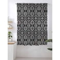 Abstract Geometric Sheer Curtains 63 Inch Long 1 Panel Flowers Floral ...