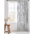 Abstract Geometric Sheer Curtains 96 Inch Long 1 Panel Ombre Gradient ...