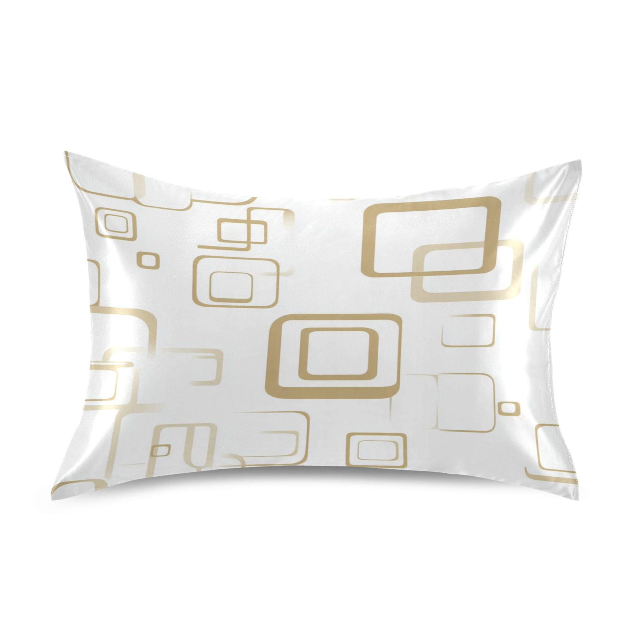 Abstract Geometric Square Queen Size Pillowcase Silky Smooth Finish ...